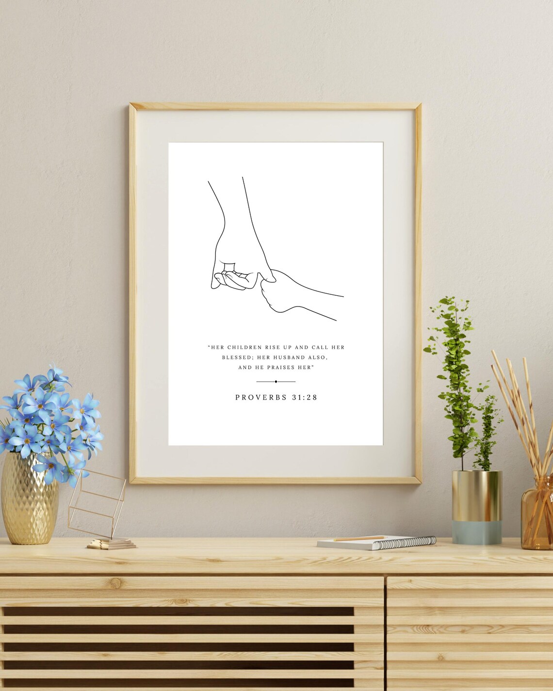 Proverbs 31:28 Printable Sign, Digital Download, Children Arise Call ...