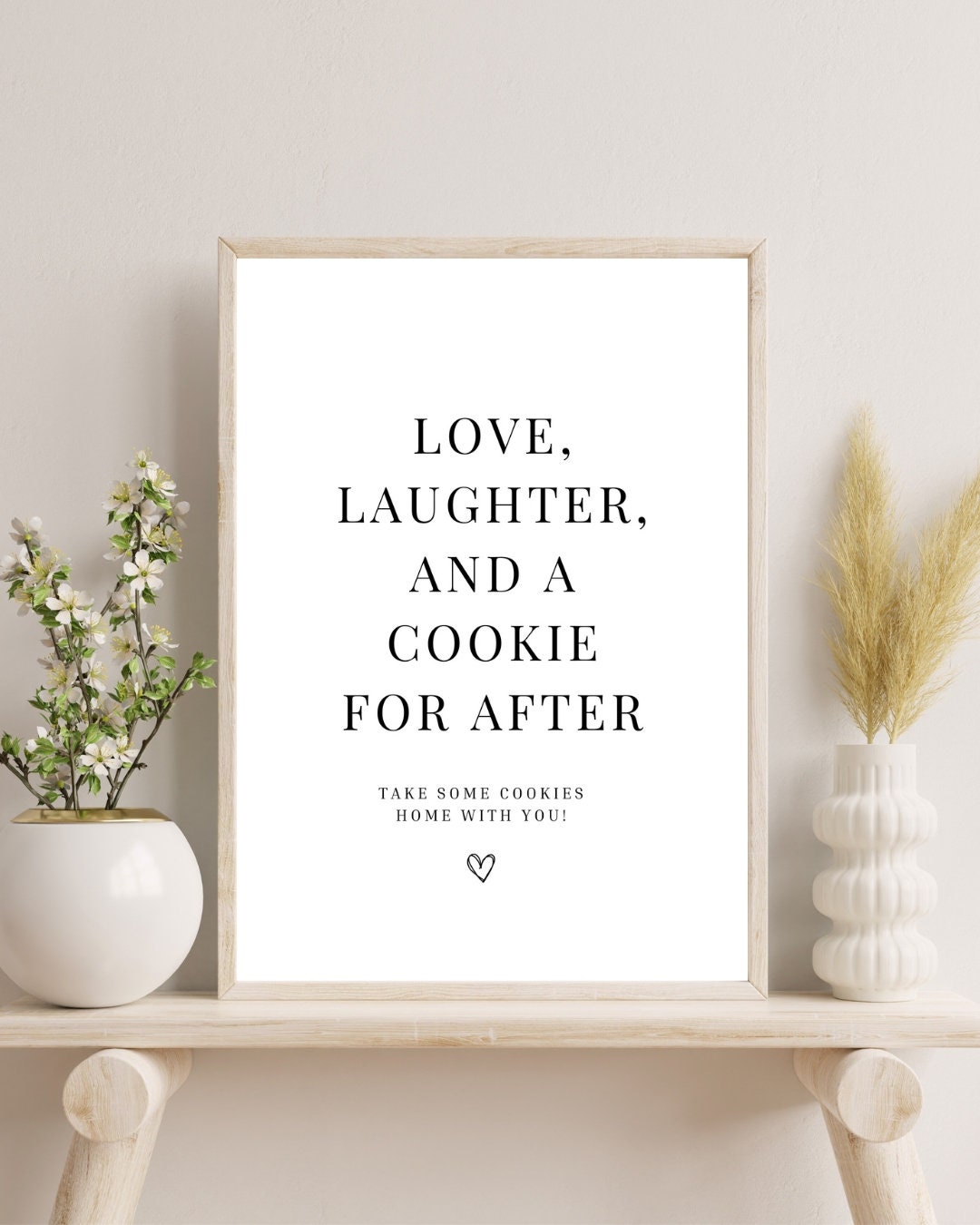 Cookie Table Sign, Pittsburgh Cookie Table Sign, Love Laughter & a ...