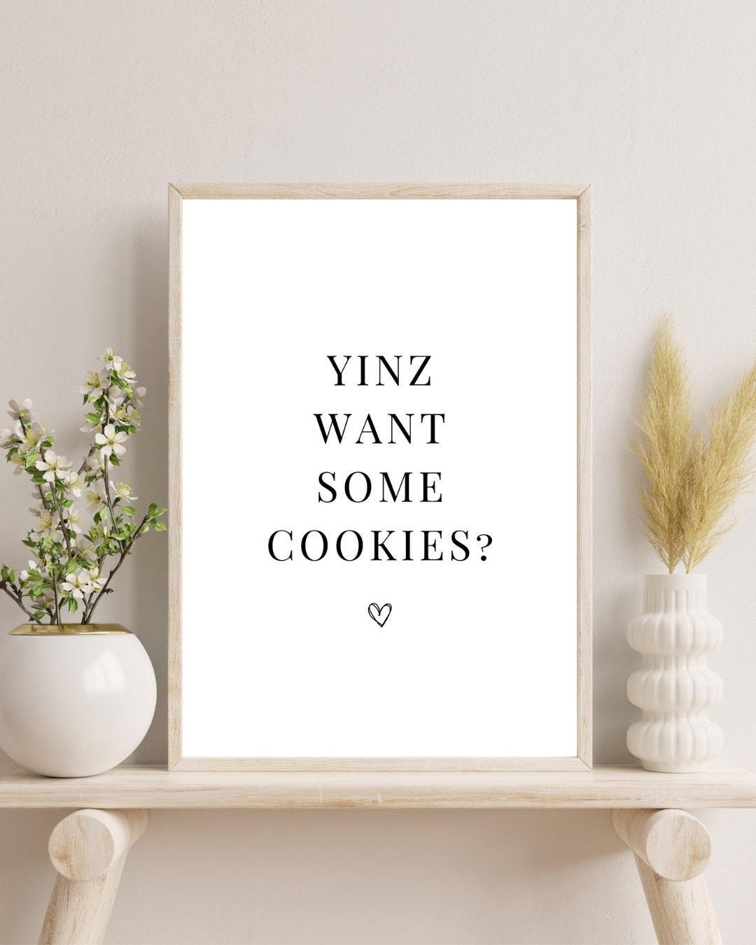 Cookie Table Sign, Pittsburgh Cookie Table Sign, Yinz Want Some Cookies ...