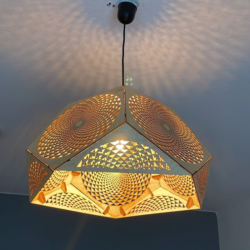 Sacred Geometry Lamp - Etsy