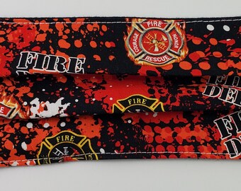 Firefighter Face Mask | Etsy