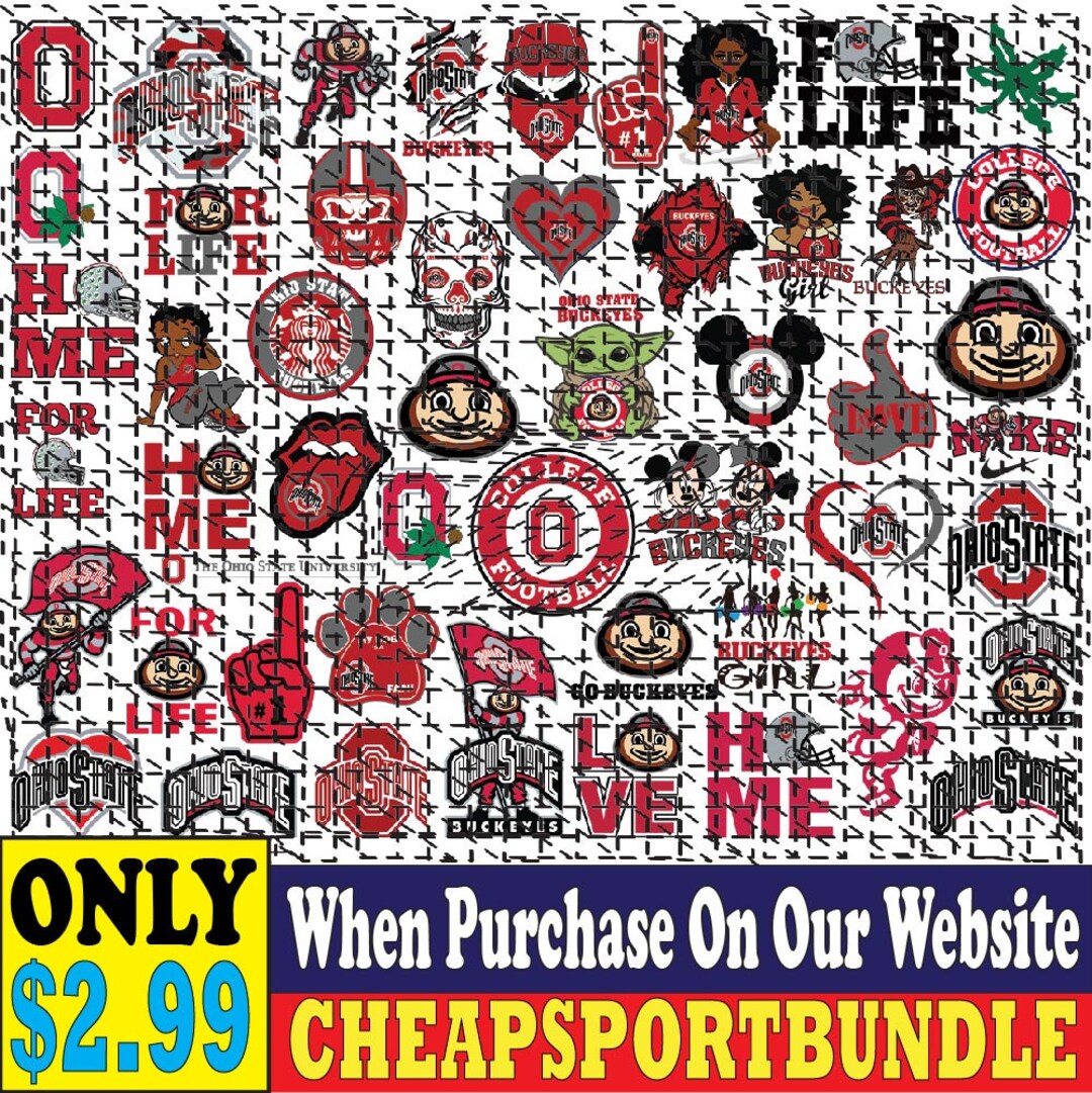 Ohio-state-buckeyes Football Team Svg Ohio-state-buckeyes - Etsy
