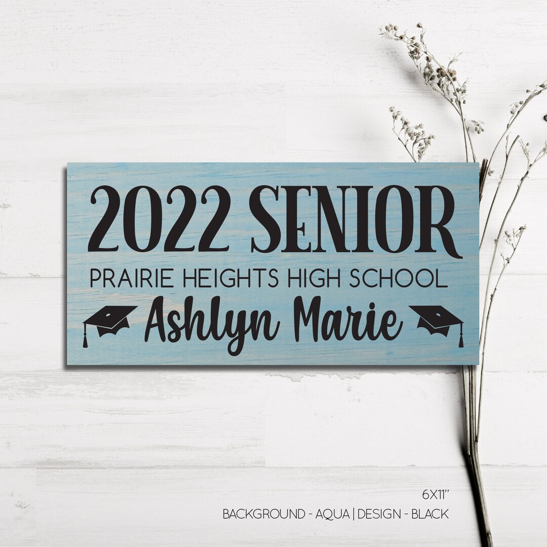 2024 Senior Name Sign, Custom Wood Sign, 2024 Graduation Gift ...