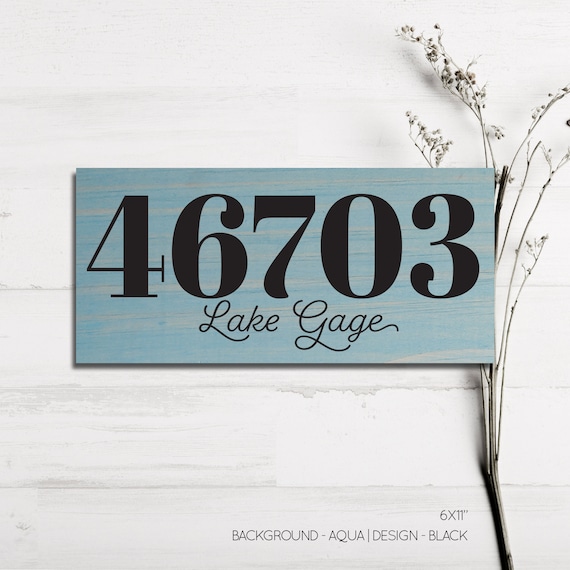 Zip Code Sign Landmark Sign Personalized Location Sign - Etsy