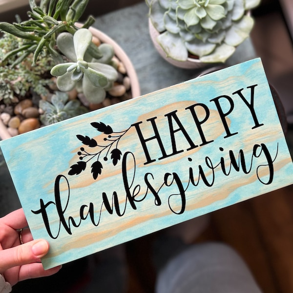 Thanksgiving Signs - Etsy