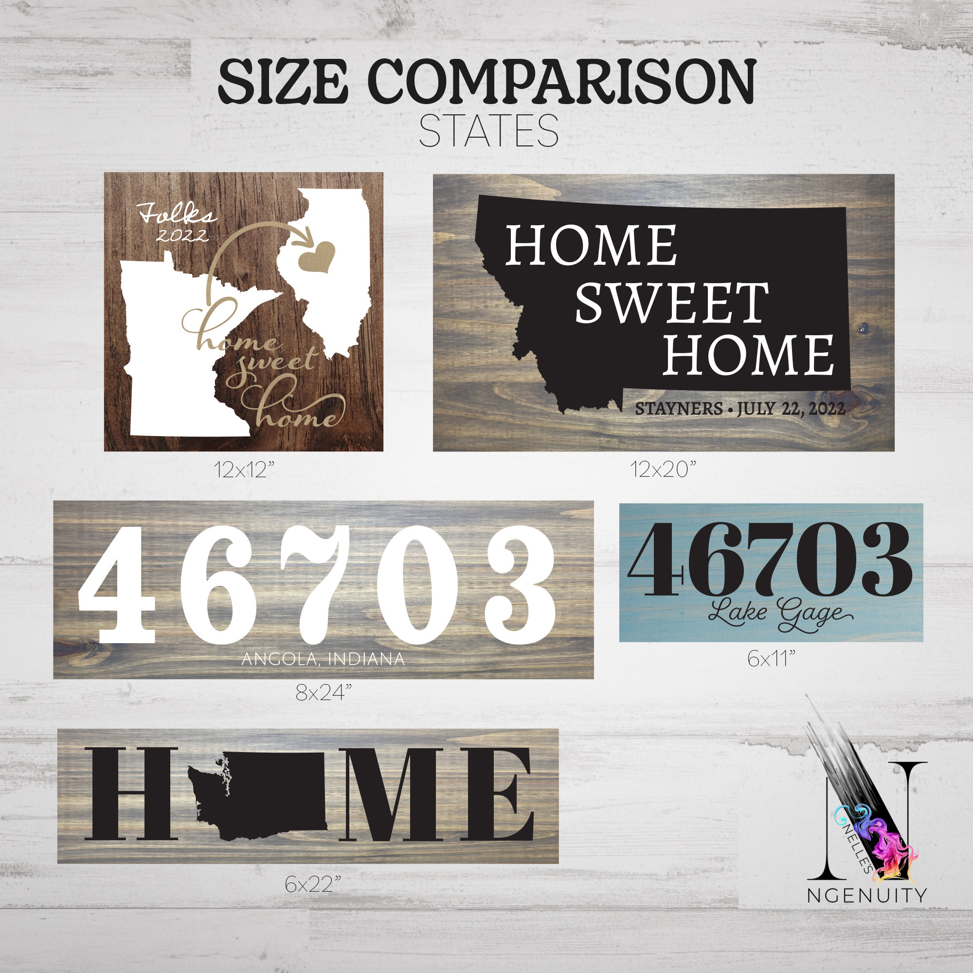 Home Sweet Home Sign State to State Sign Personalized State - Etsy