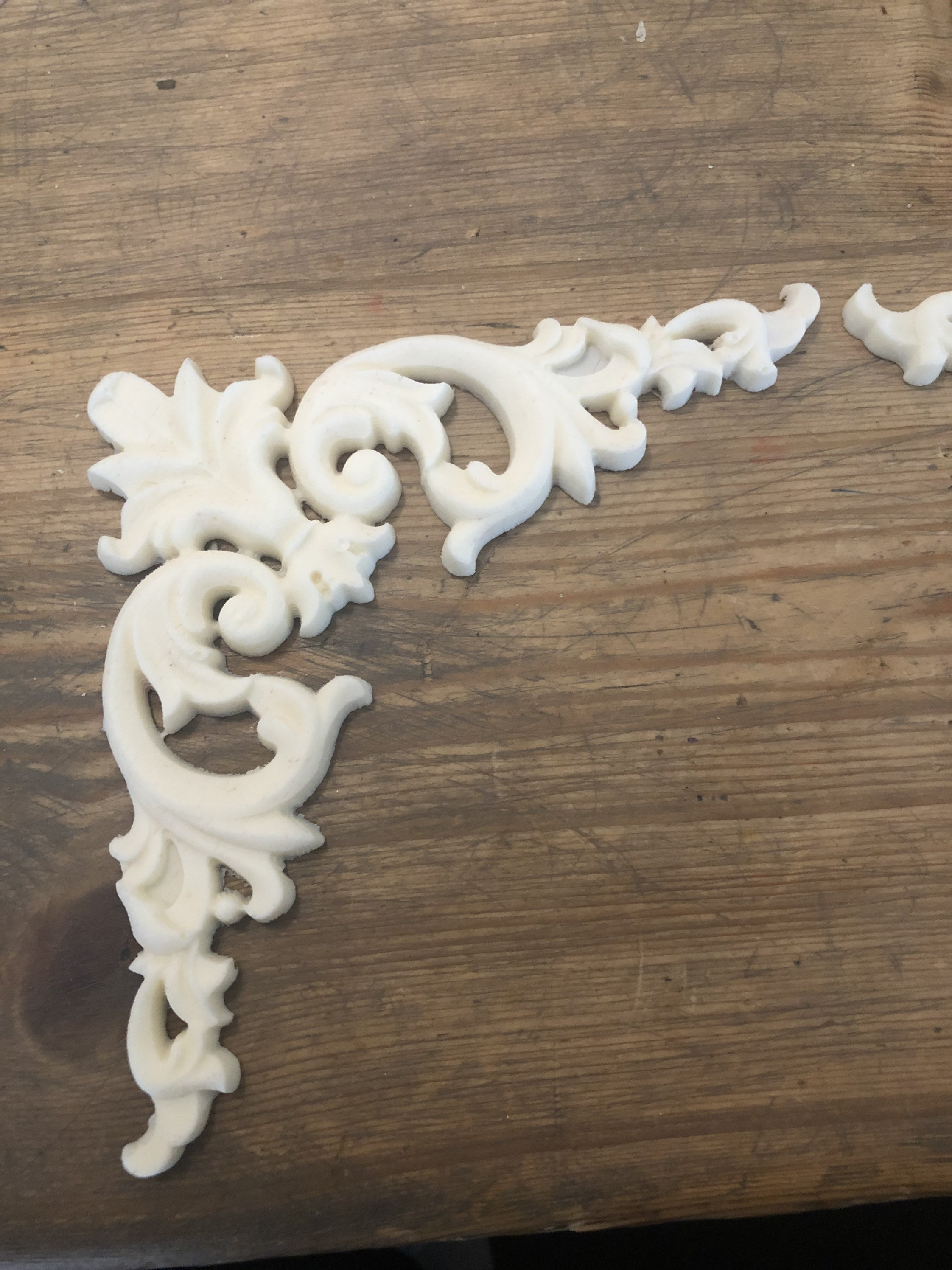 Decorative large ornate corners onlay applique furniture | Etsy