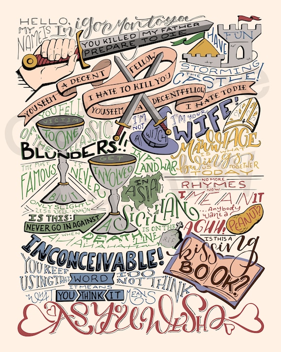 Princess Bride Poster Quotes Printable Quotes From The Princess Bride