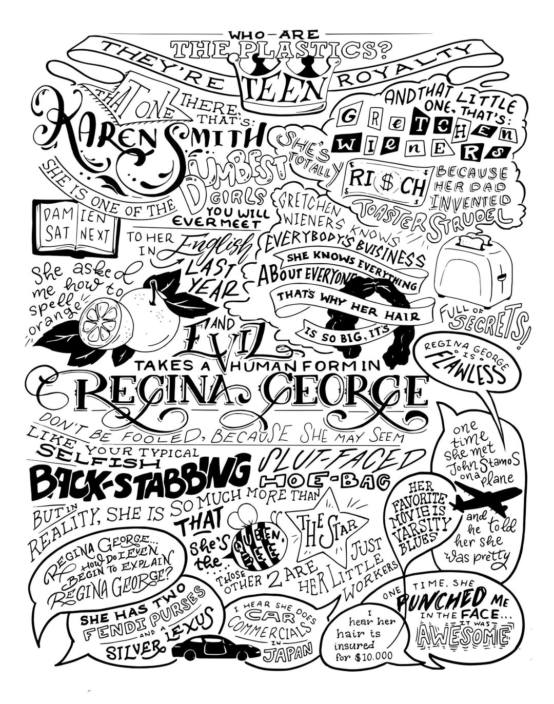 Mean Girls - Meet the Plastics - Etsy