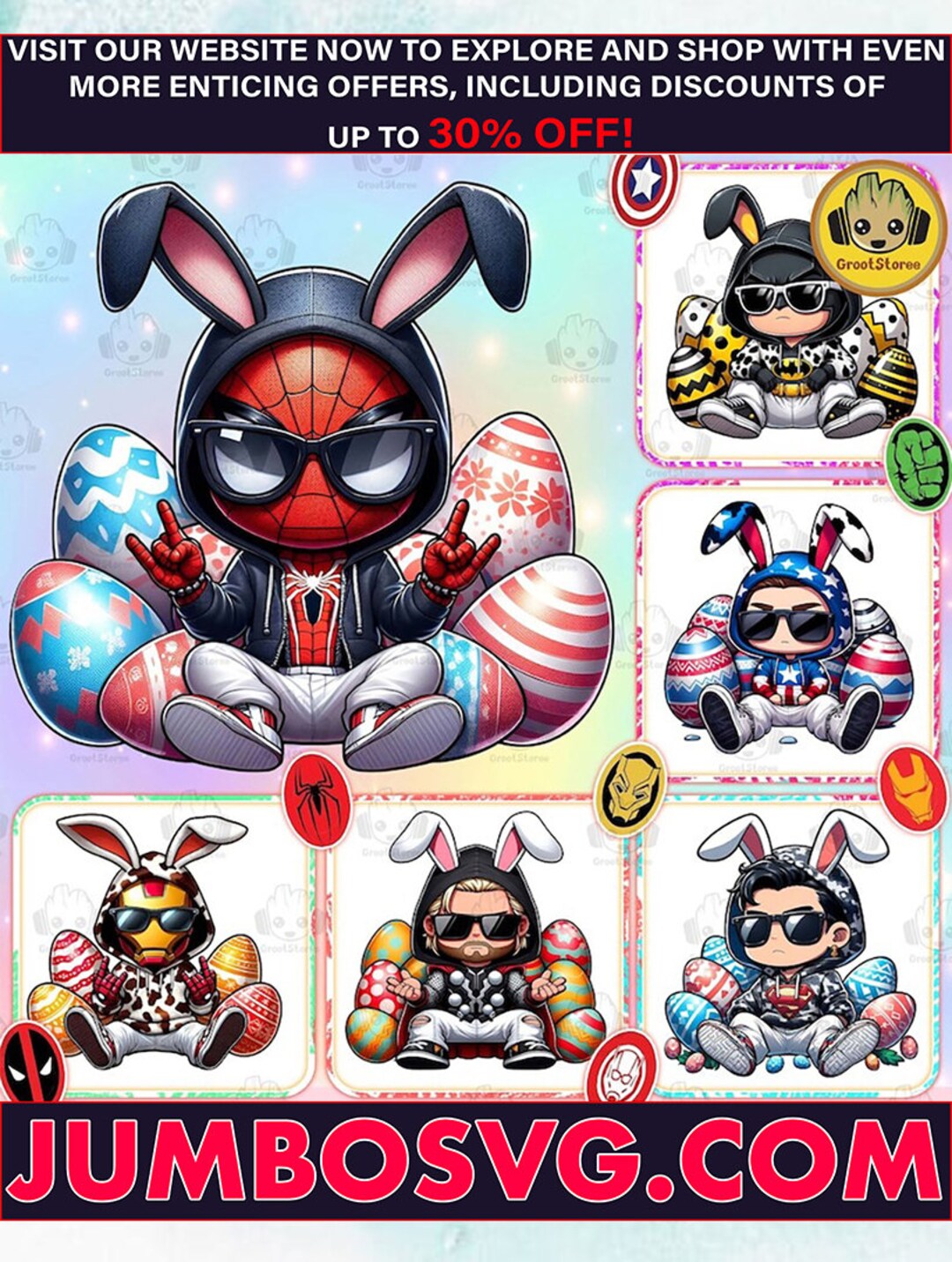 6 Funny Hip Hop Superhero Cartoon Png Bundle, Cartoon Wave Spash Color ...