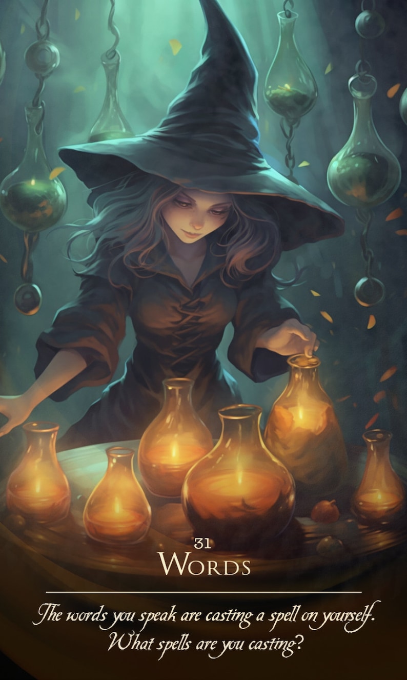 Water Witch Emotional Healing Oracle Deck 33 Cards - Etsy