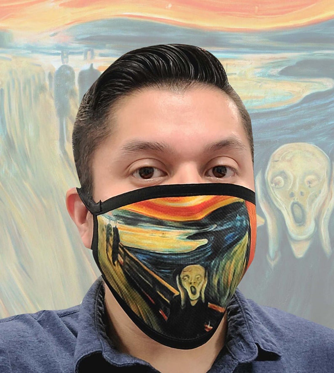 Scream Face Mask MULTI SIZES AVAILABLE Durable Washable | Etsy