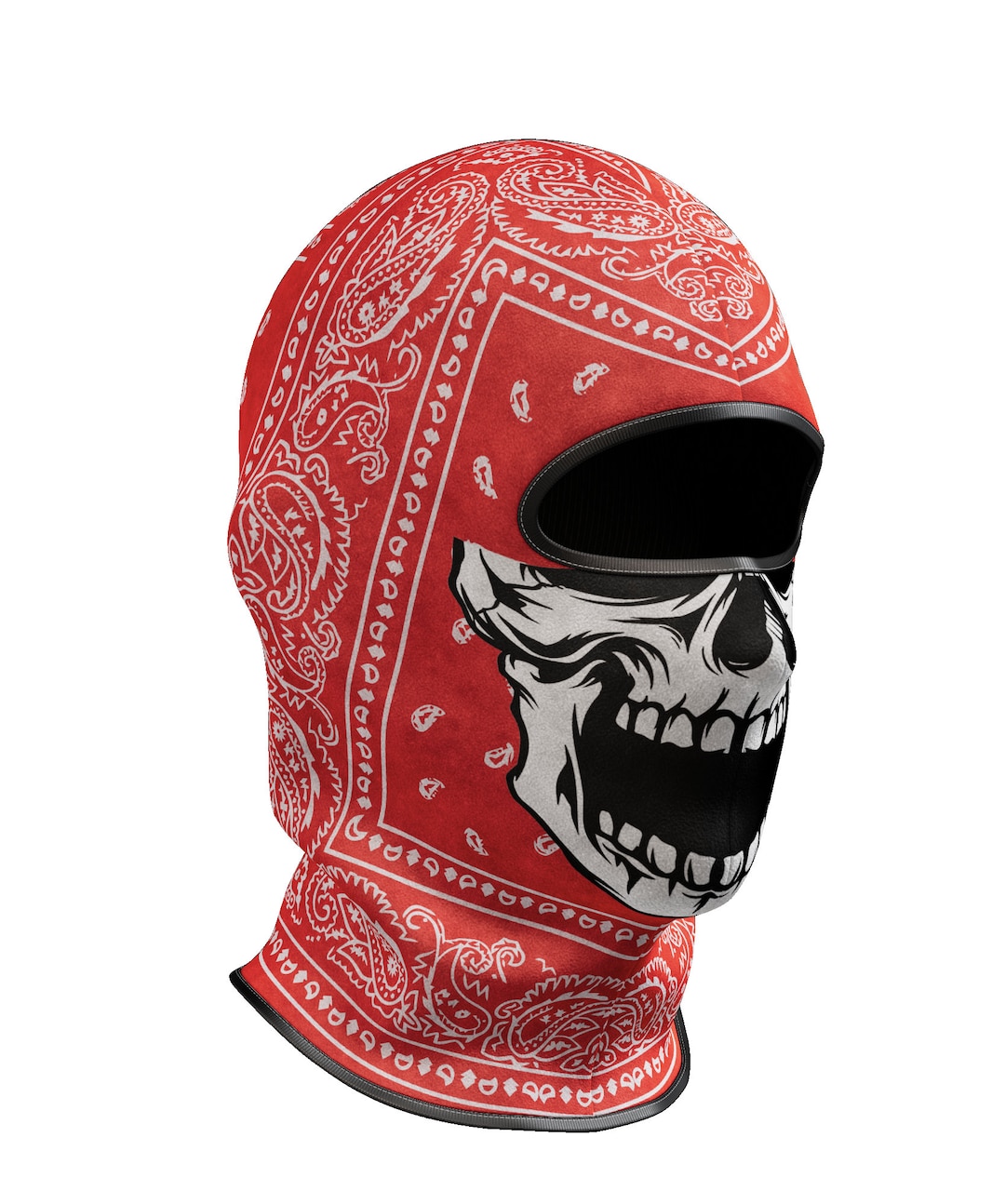 Red Bandana Skull Style Performance Shiesty Ski Mask Balaclava - Etsy