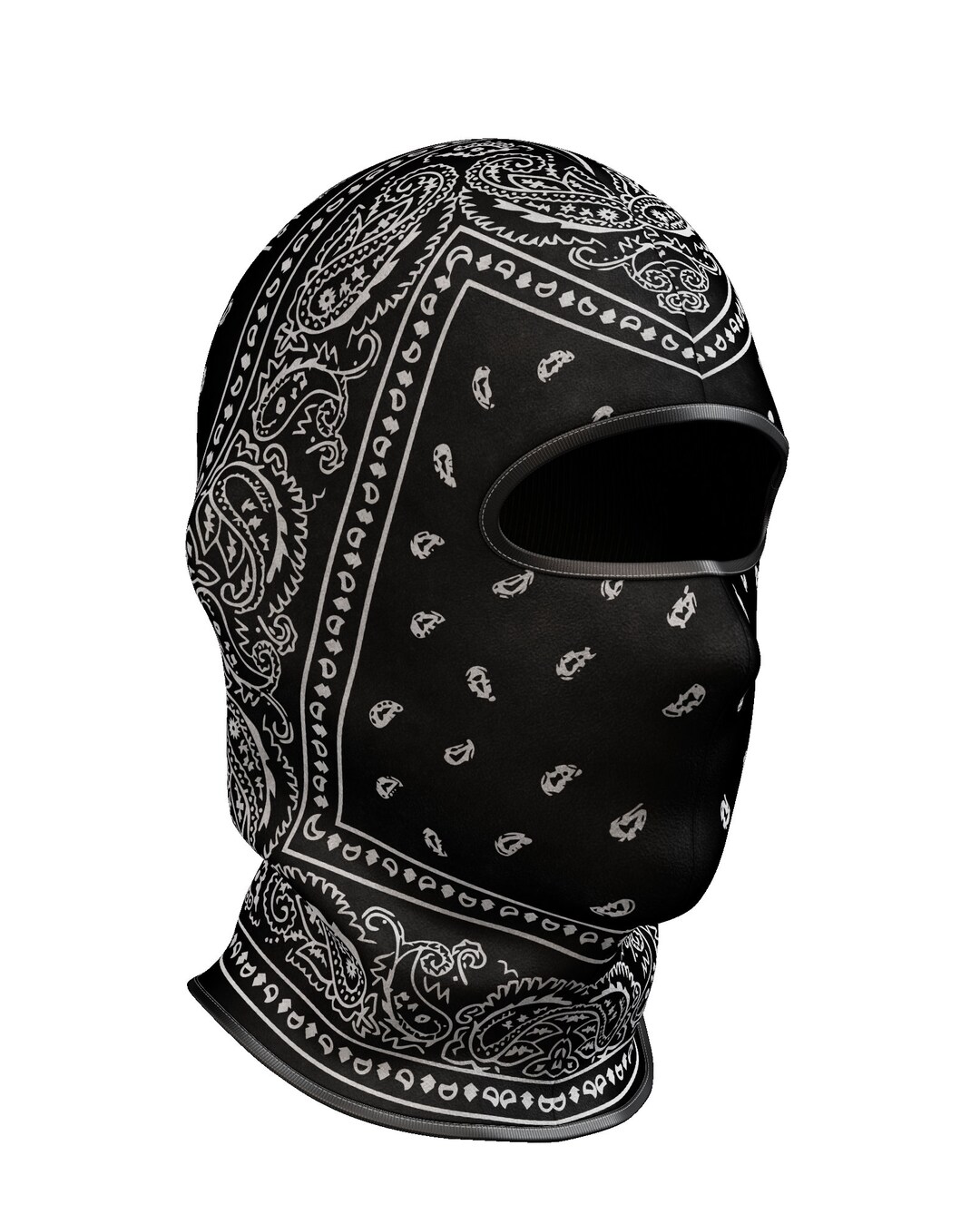 Black Bandana Style Performance Shiesty Ski Mask Balaclava - Etsy