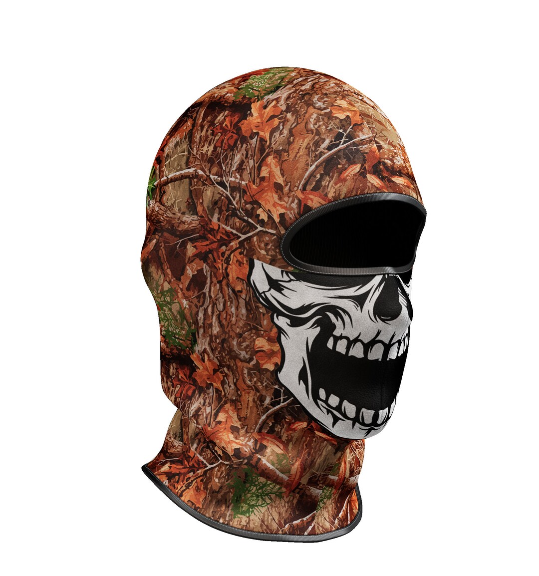 Orange Woodland Skull Style Performance Shiesty Ski Mask Balaclava - Etsy