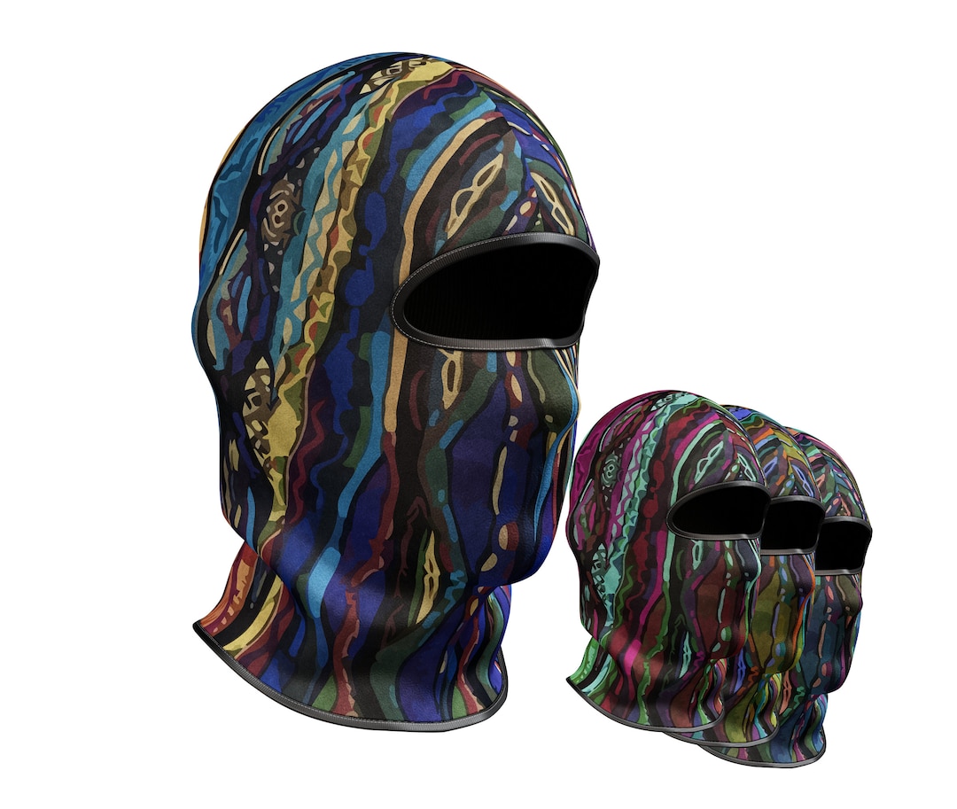 90's Pattern Style Performance Shiesty Ski Mask Balaclava - Etsy