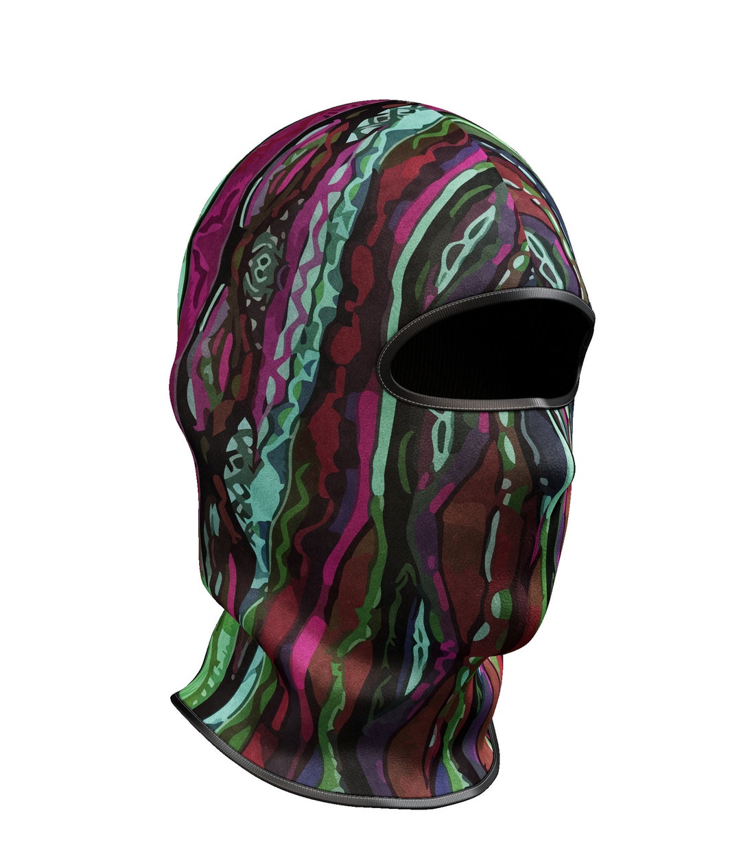 Pink 90's Pattern Style Performance Shiesty Ski Mask Balaclava - Etsy