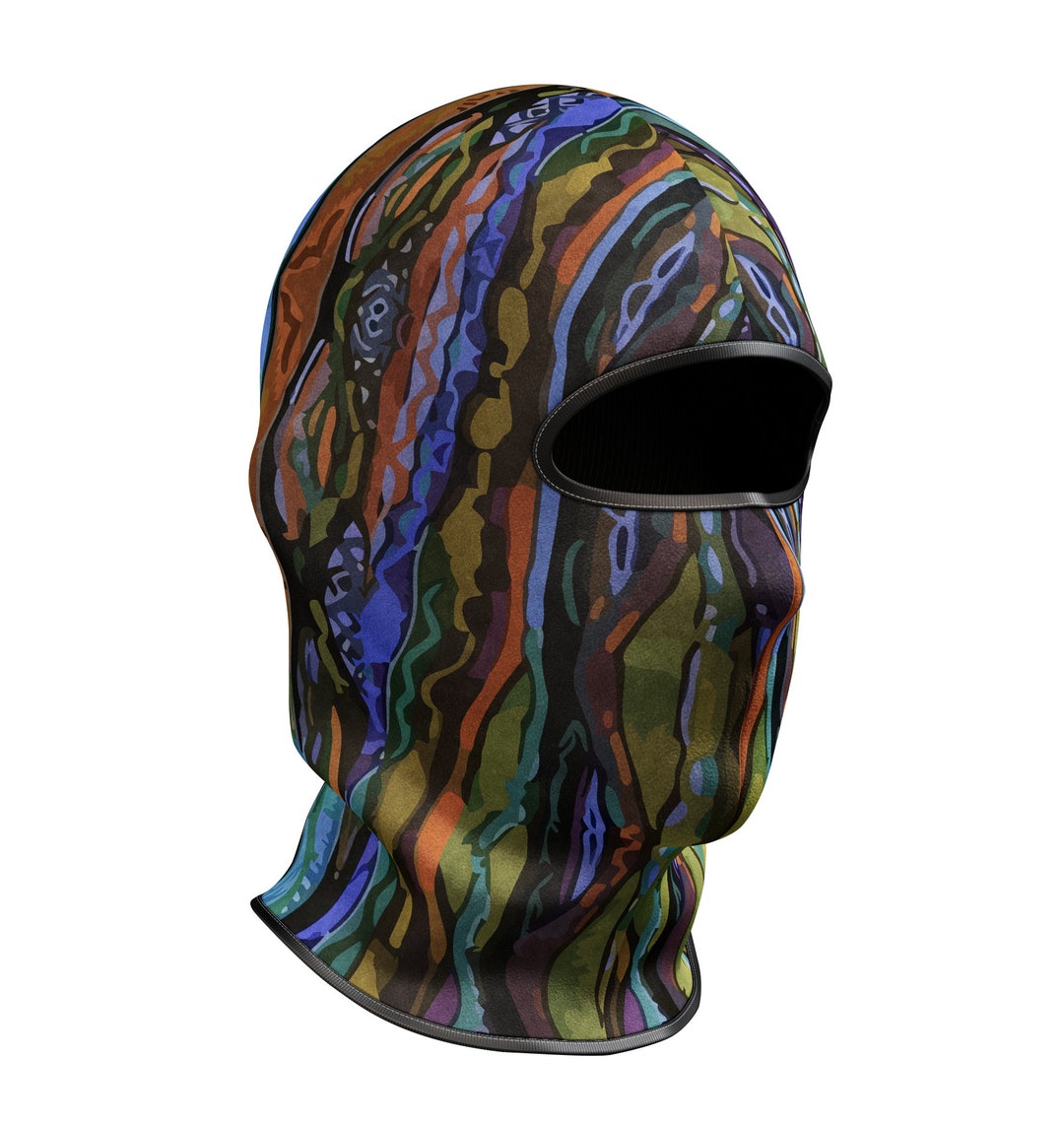 Orange 90's Pattern Style Performance Shiesty Ski Mask Balaclava - Etsy