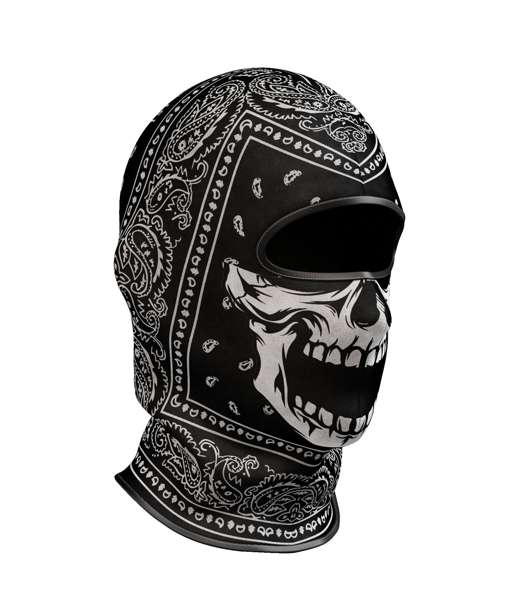 Black Bandana Skull Style Performance Shiesty Ski Mask Balaclava - Etsy