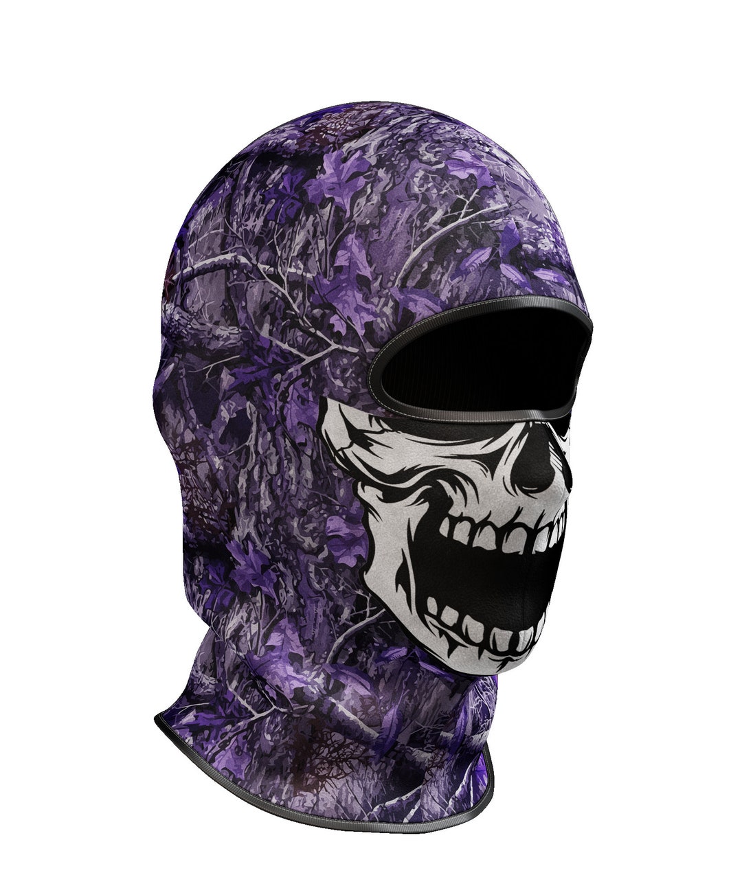 Purple Woodland Skull Style Performance Shiesty Ski Mask Balaclava - Etsy