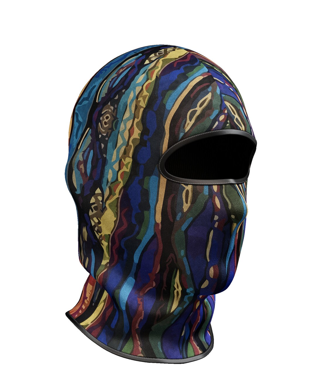 Blue 90's Pattern Style Performance Shiesty Ski Mask Balaclava - Etsy