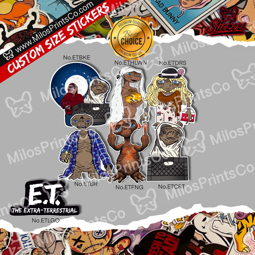 ET Gypsy Sticker, ET Vinyl Sticker, Extraterrestrial Vinyl Weather ...
