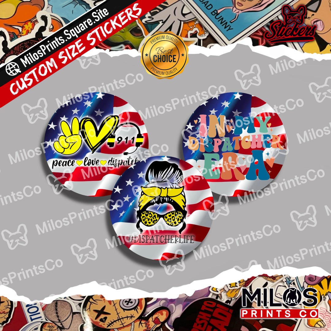 Public Safety Dispatcher Vinyl Decal | Thin Gold Line Sticker Decal ...