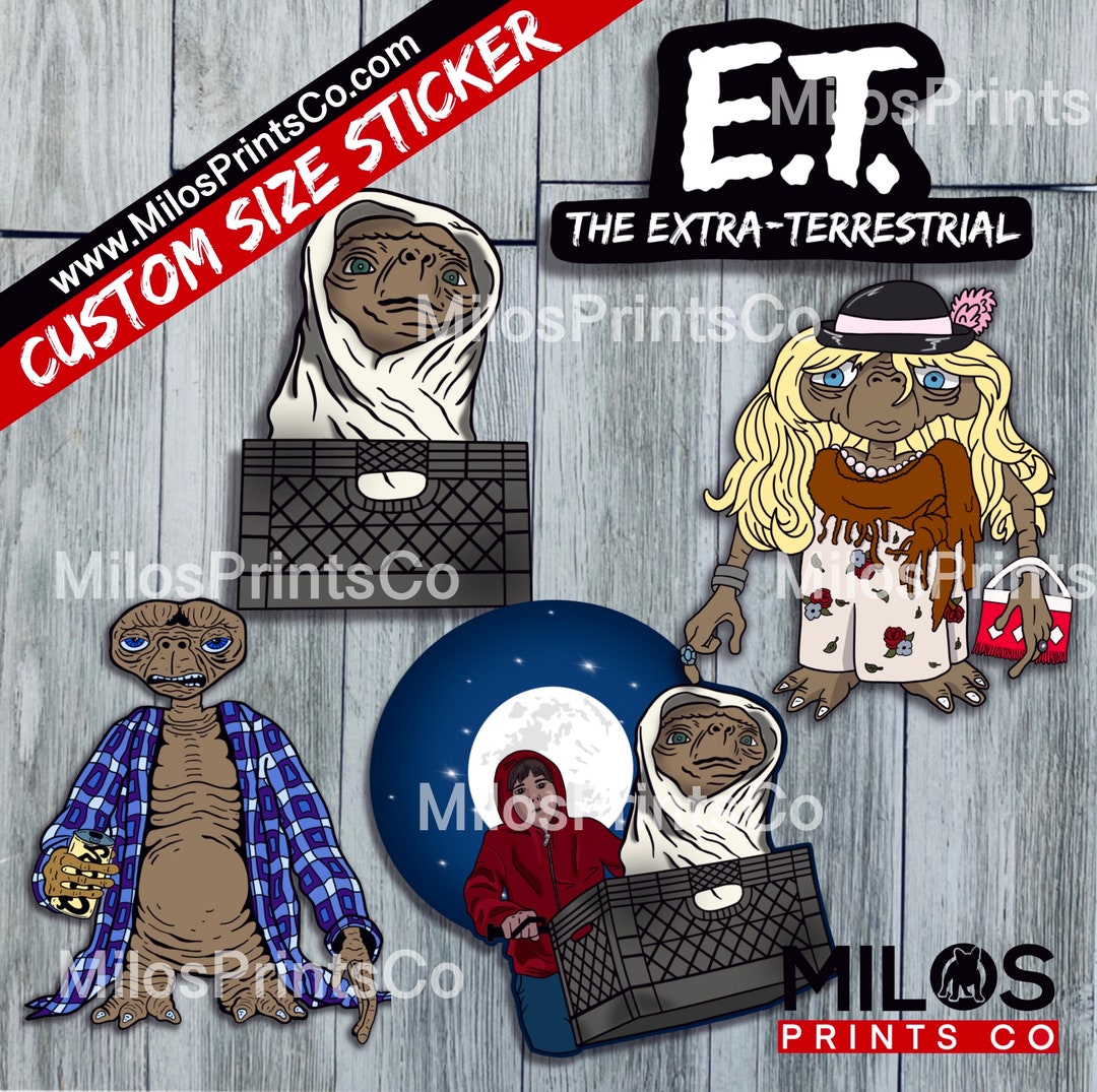 ET Gypsy Sticker, ET Vinyl Sticker, Extraterrestrial Vinyl Weather ...