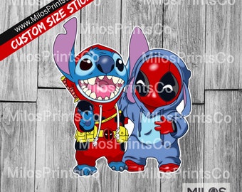 Deadpool and Stitch - Etsy