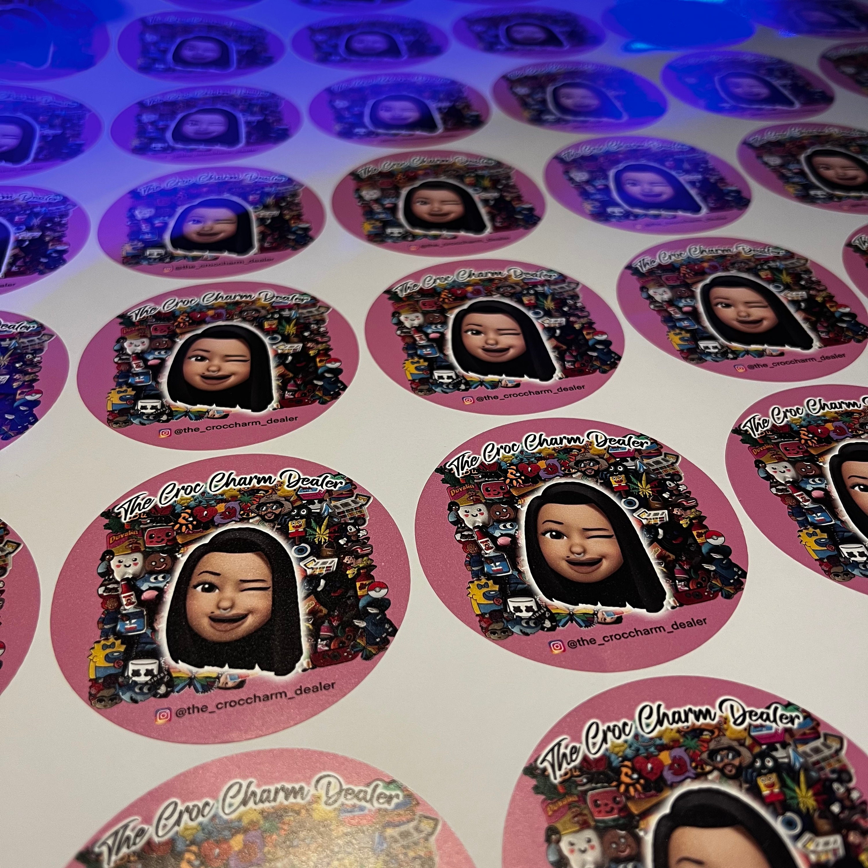 Custom Logo Sticker | Custom Vinyl Logo Stickers | Small Business Logo ...