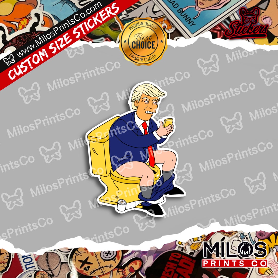 Trump Gold Throne Vinyl Sticker | President Trump Sticker | POTUS ...