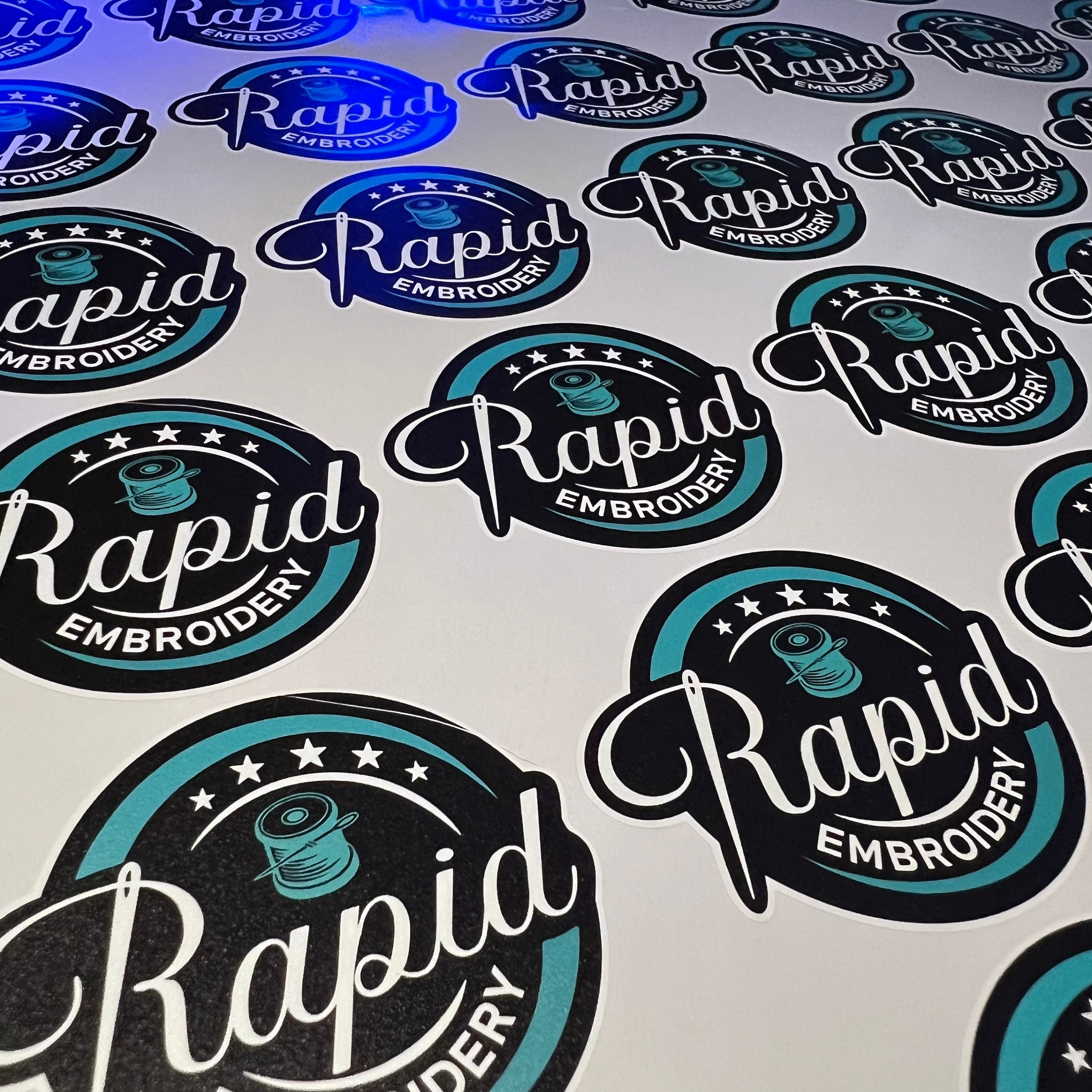 Custom Logo Sticker | Custom Vinyl Logo Stickers | Small Business Logo ...