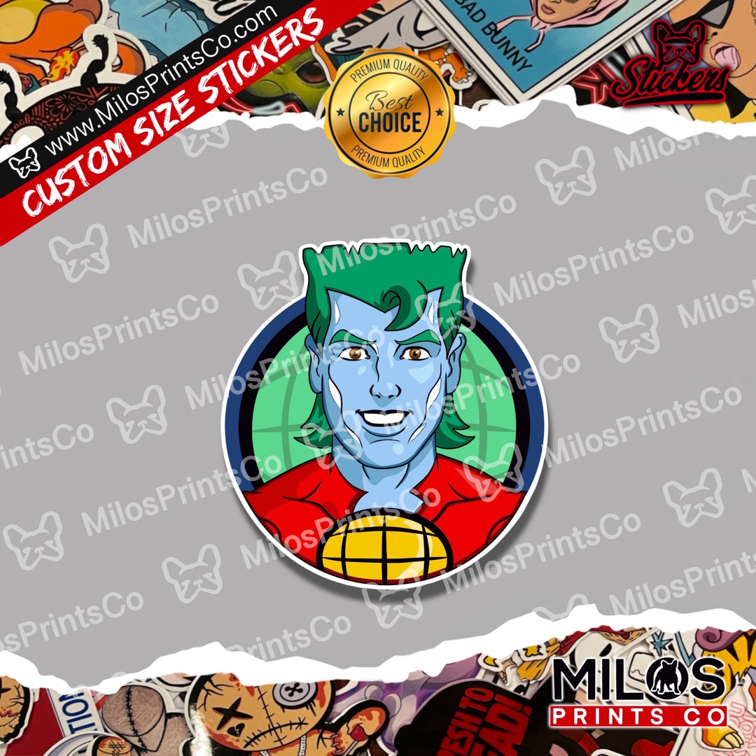 Planet Hero Sticker | Planeteers Vinyl Diecut Stickers - Etsy