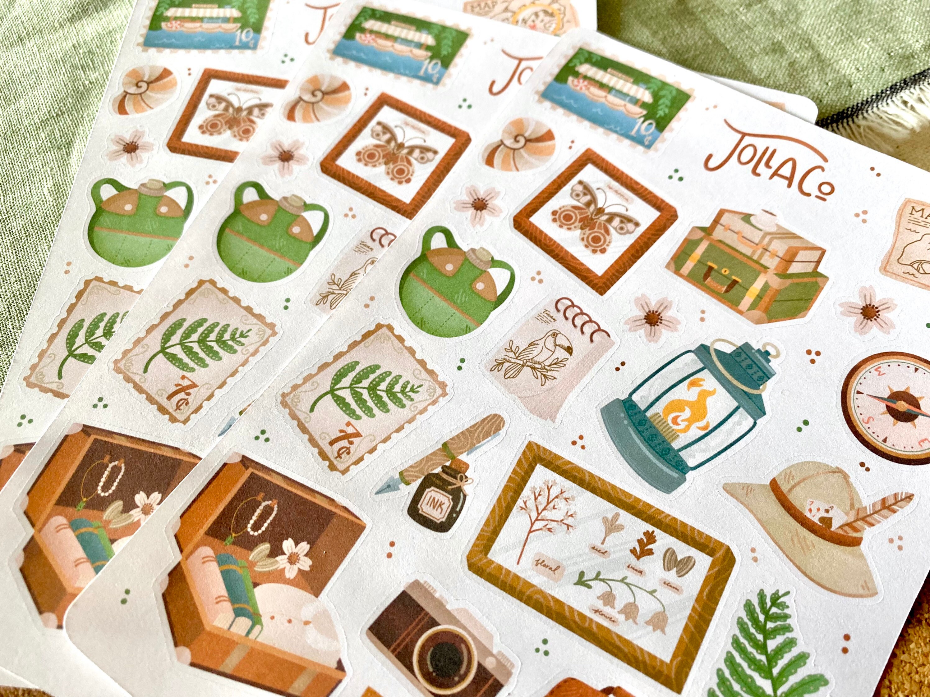 Explorer Sticker Sheet for Bullet Journals Planners and - Etsy