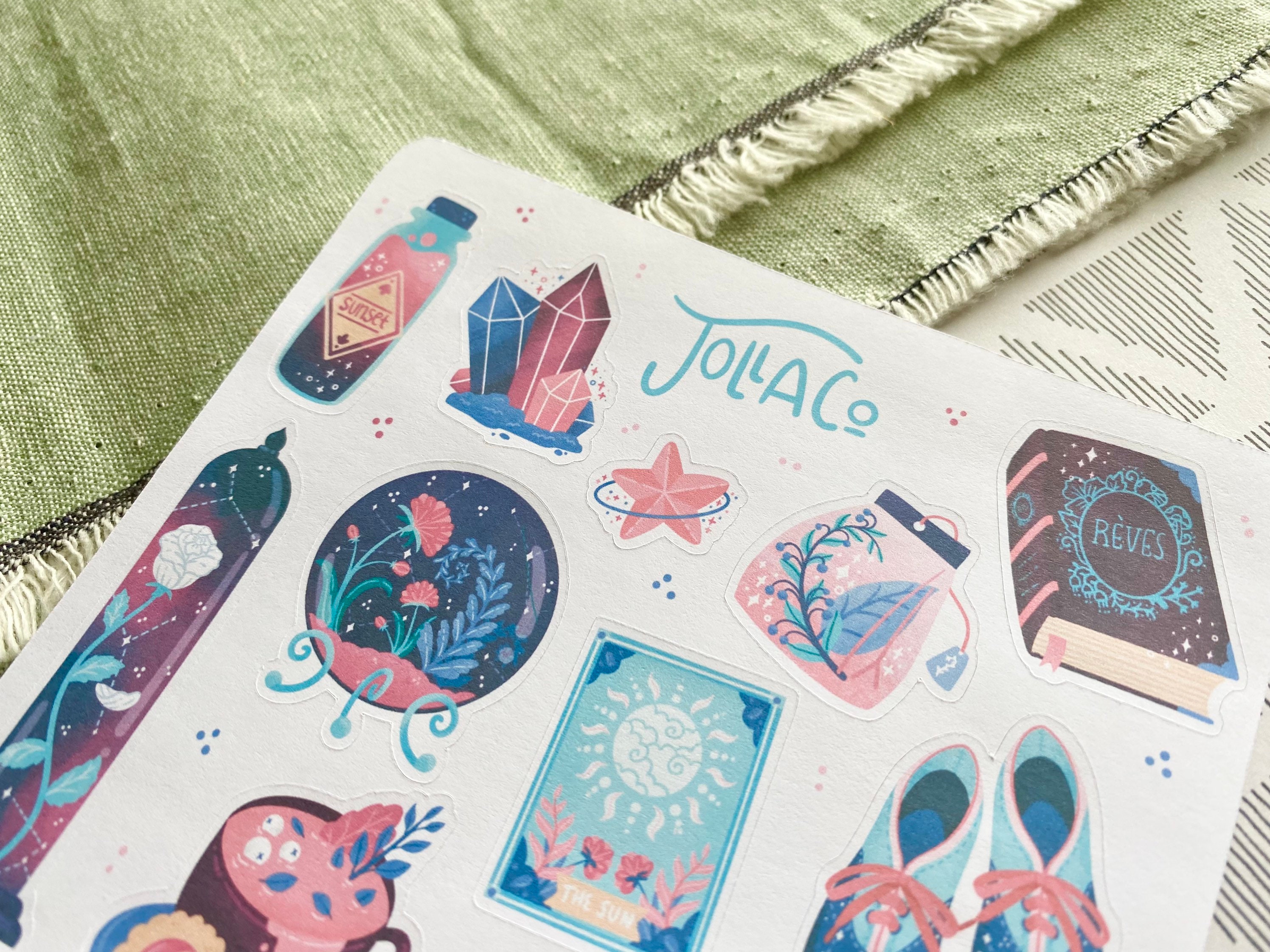 Magic Aesthetic Sticker Sheet for Bullet Journals Planners - Etsy
