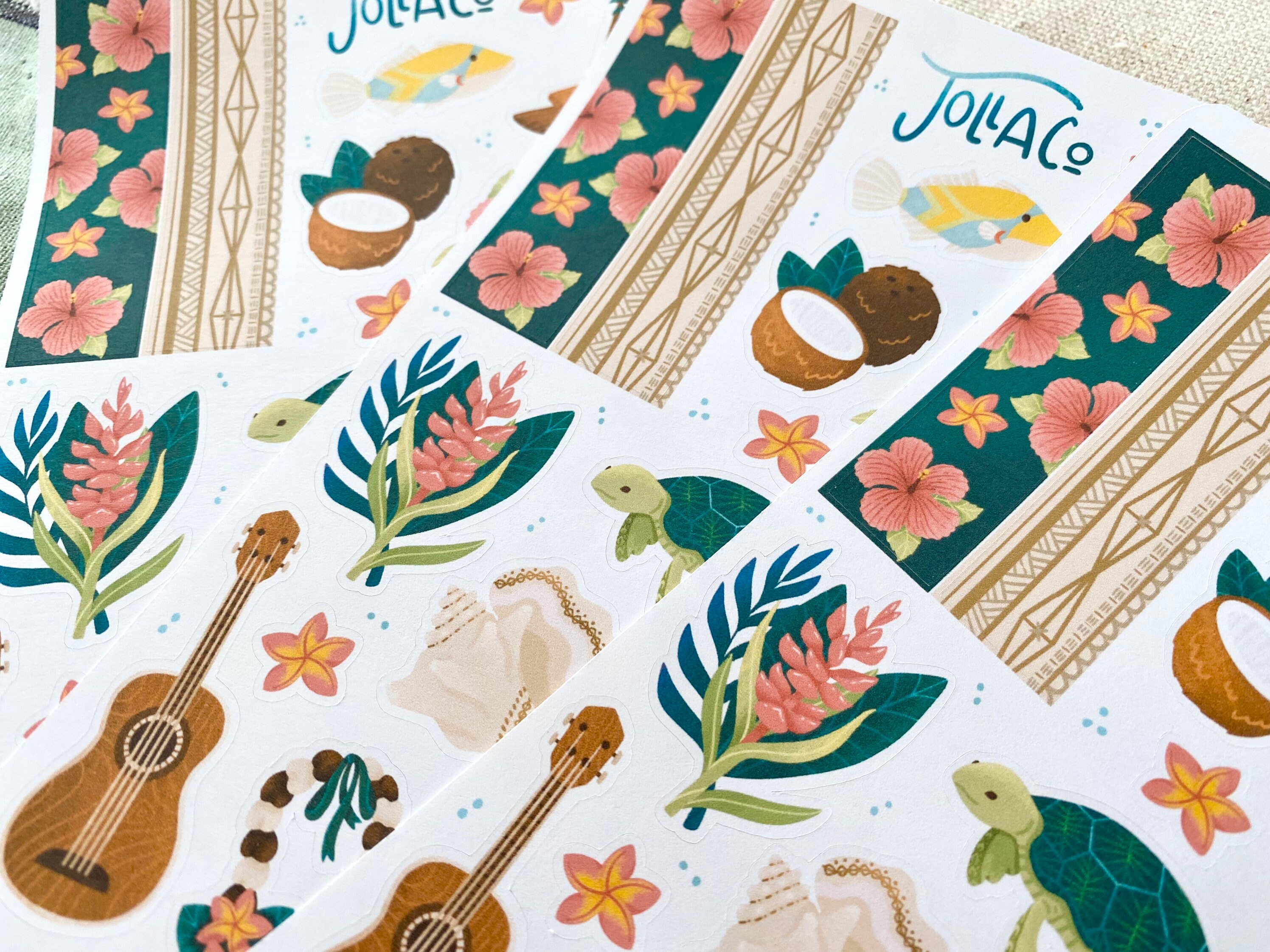 Wayfinder Hawaii Sticker Sheet for Planners Bullet | Etsy