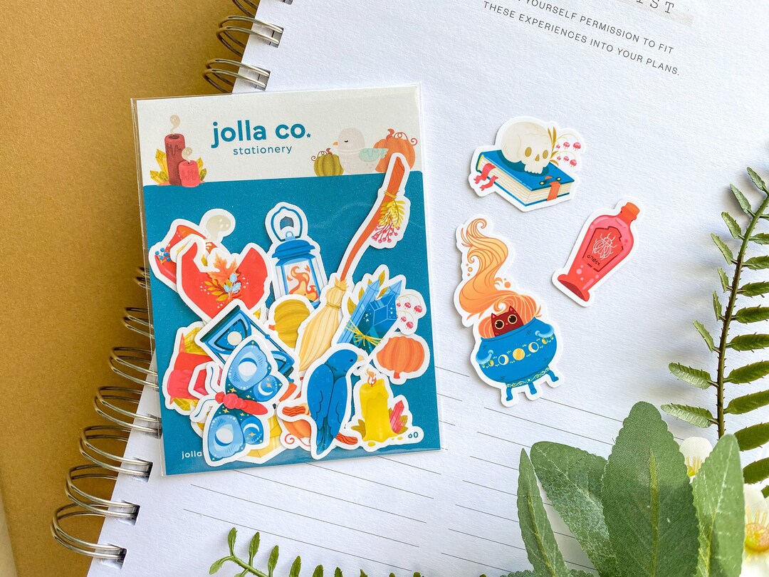 Bewitched Vinyl Sticker Flakes Pack Water Resistant for Crafts and ...