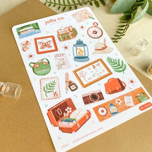 Explorer Sticker Sheet for Bullet Journals, Planners, and Crafts - Etsy