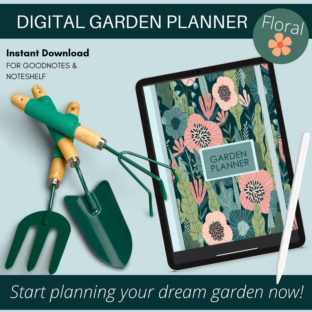 Garden Planner Digital, Garden Planner, Garden Journal, Garden Design ...
