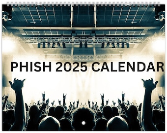Calendar 2025, Grateful Dead Artwork, Psychedelic Music Calendar, Wall ...