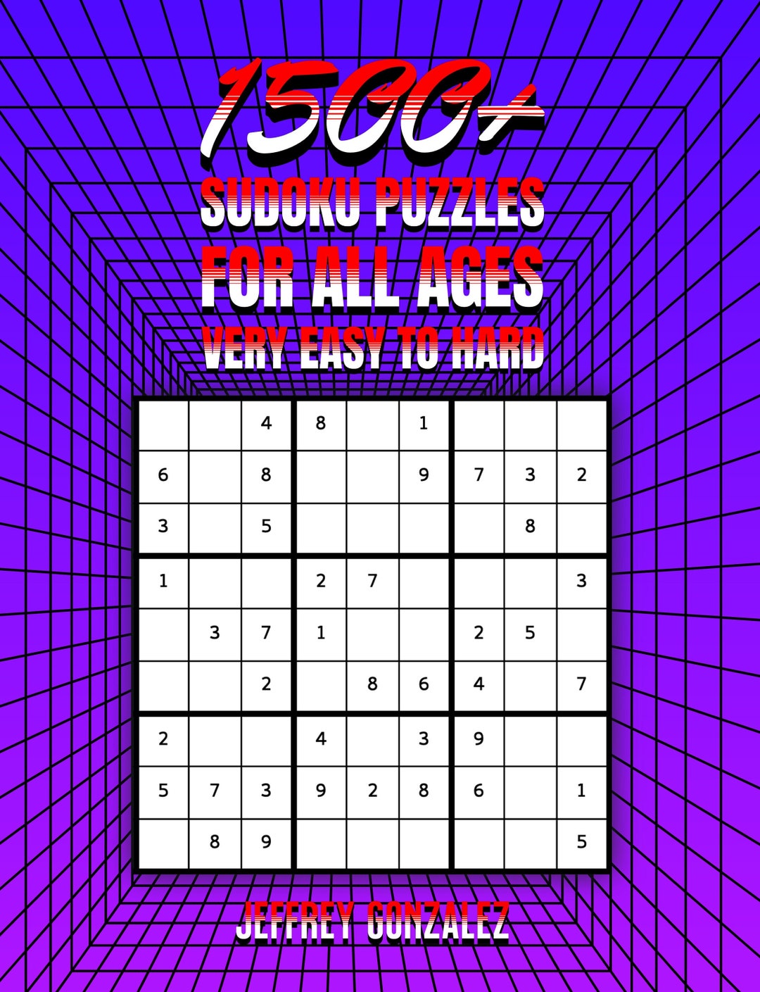 1500 Sudoku Puzzles for All Ages Very Easy to Hard Printable E-book PDF ...