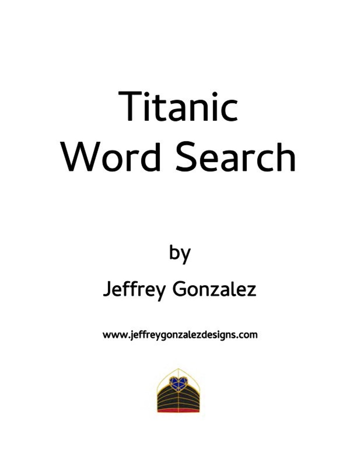 Titanic Word Search 65 Puzzles & Solutions Printable | Etsy