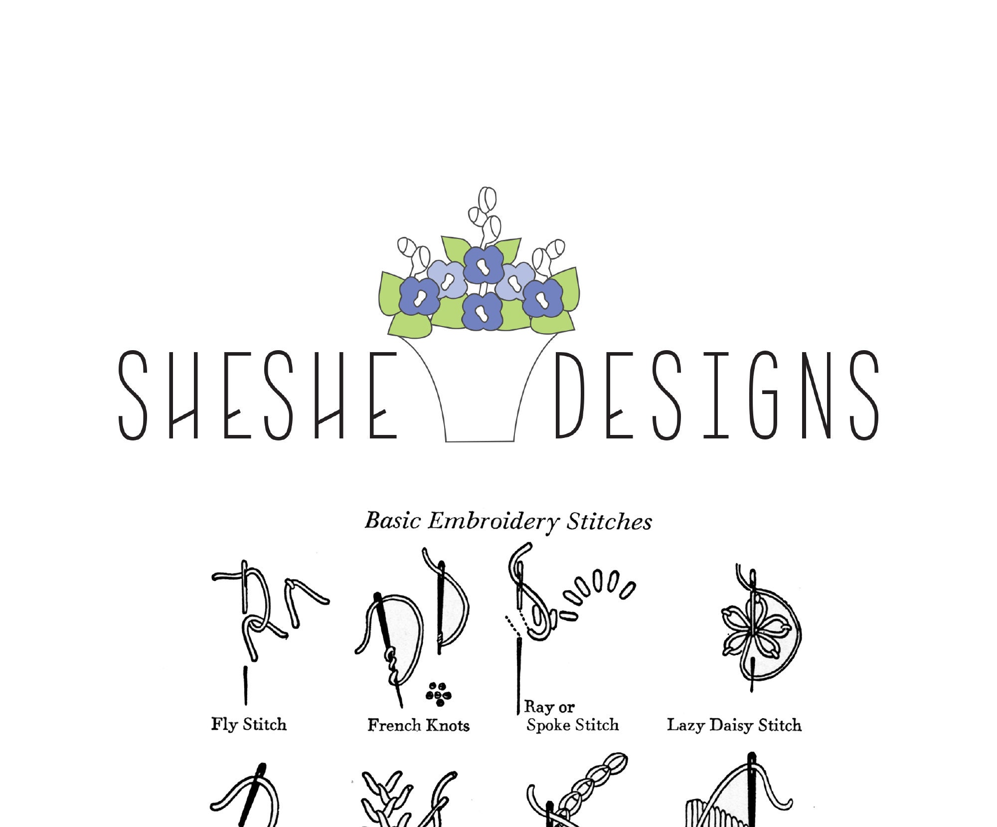 Hand Embroidery Pattern, Garden Path Sampler, How Does Your Garden Grow ...