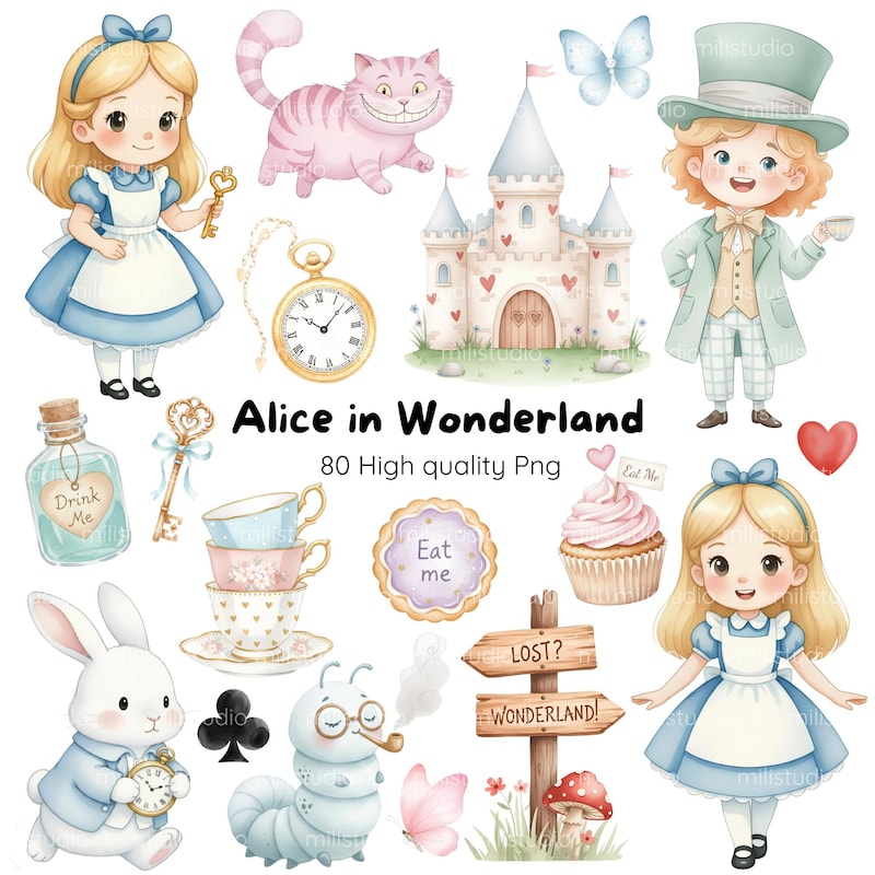 Teacup Cats Clip Art - Etsy UK