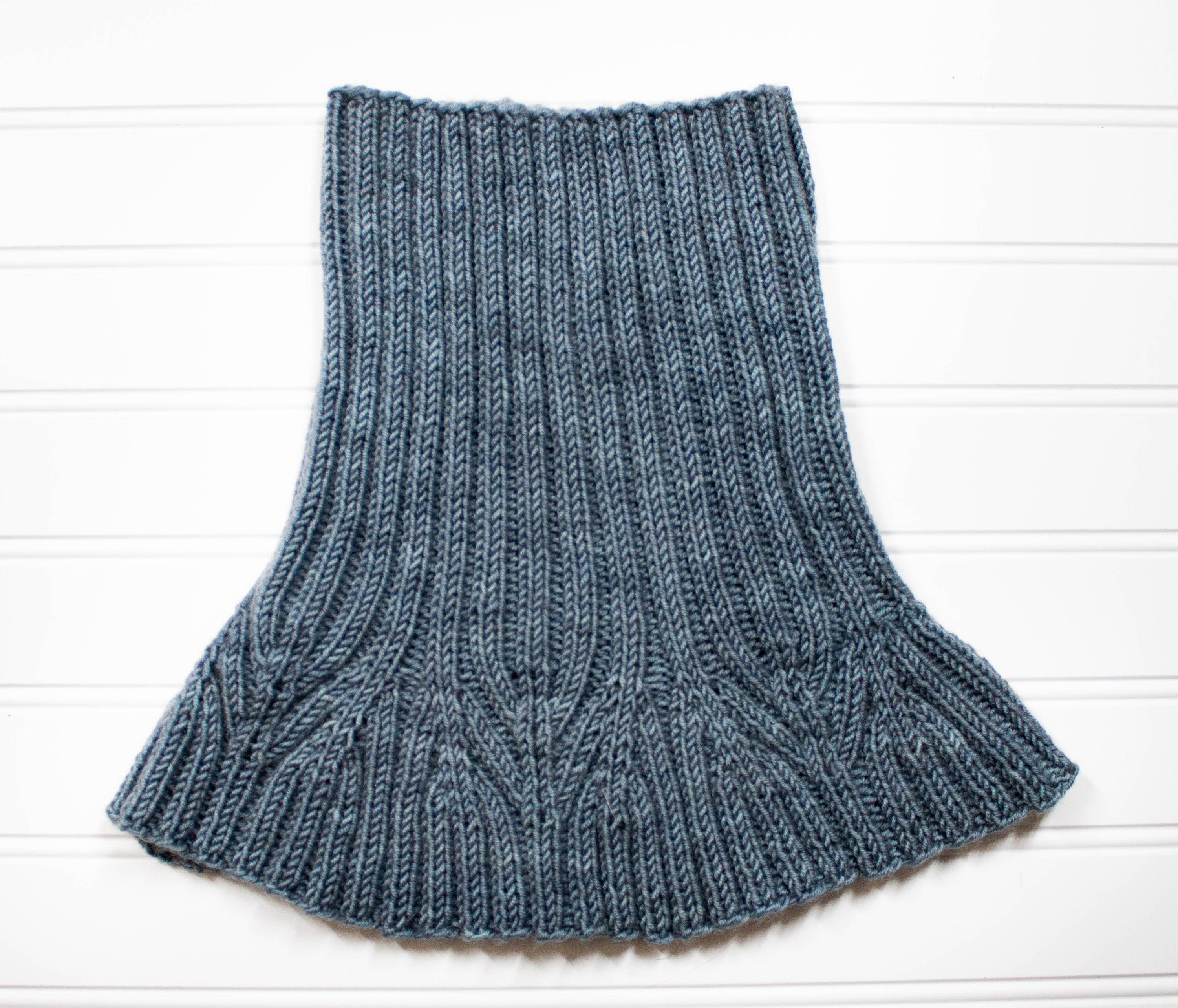 Hand Knit Grey Wool Cowl Winter Warm Collar Gray Merino - Etsy