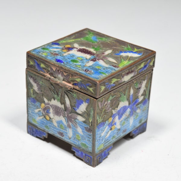 Chinese Enamel Box - Etsy