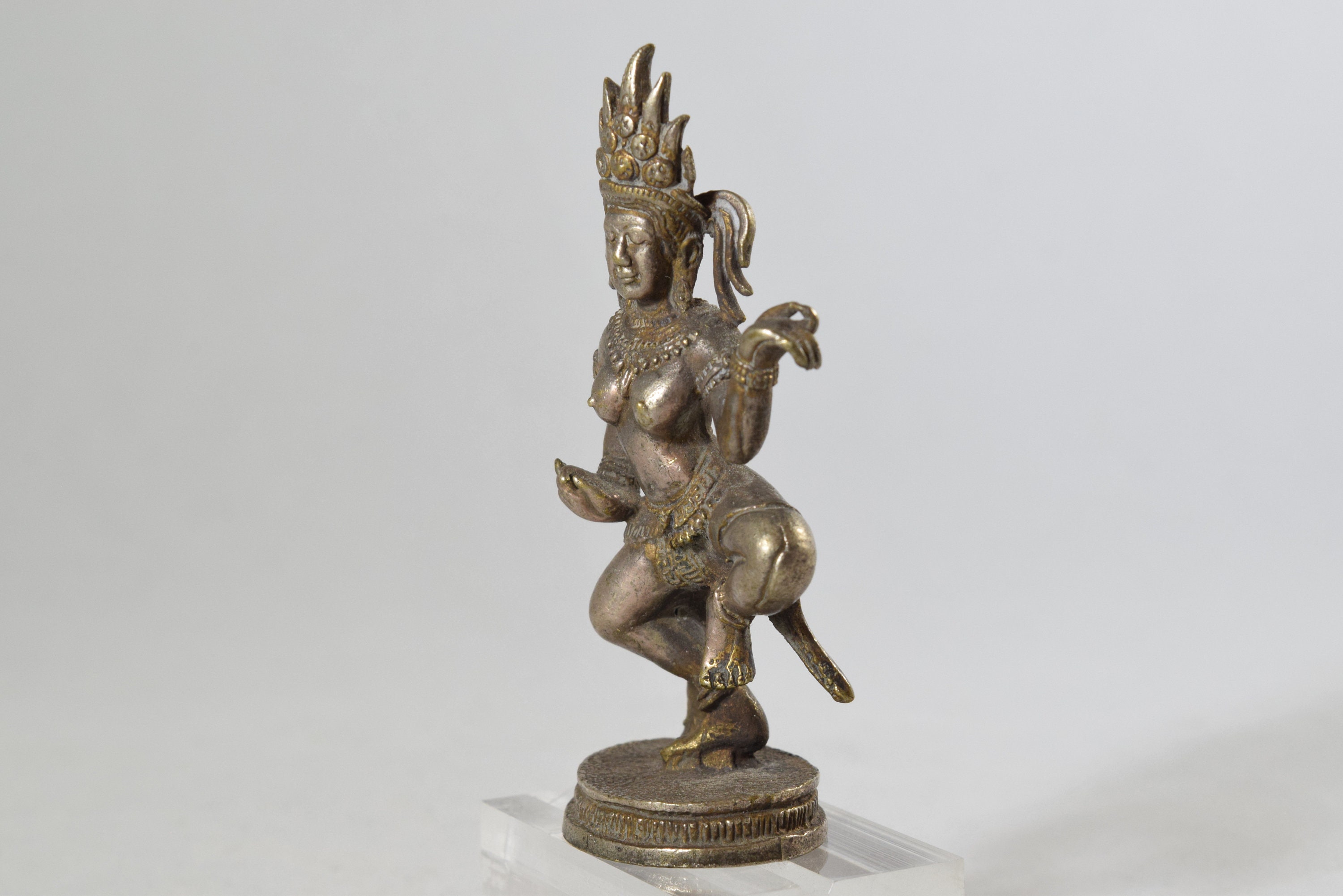 Vintage Rare Tiny Miniature Thai Temple Dancer Statue Figure - Etsy