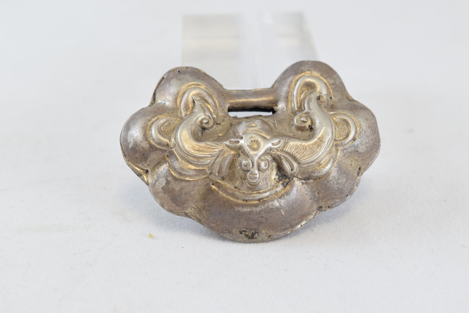 Chinese Collections Sterling Silver Carved Bat Ruyi Shape Life - Etsy