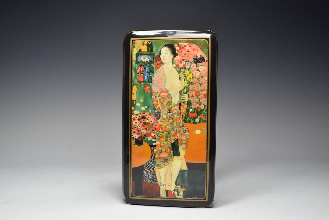Vintage Russian Lacquer Box, Artist Signed Lady Portrait, Large Case - Etsy