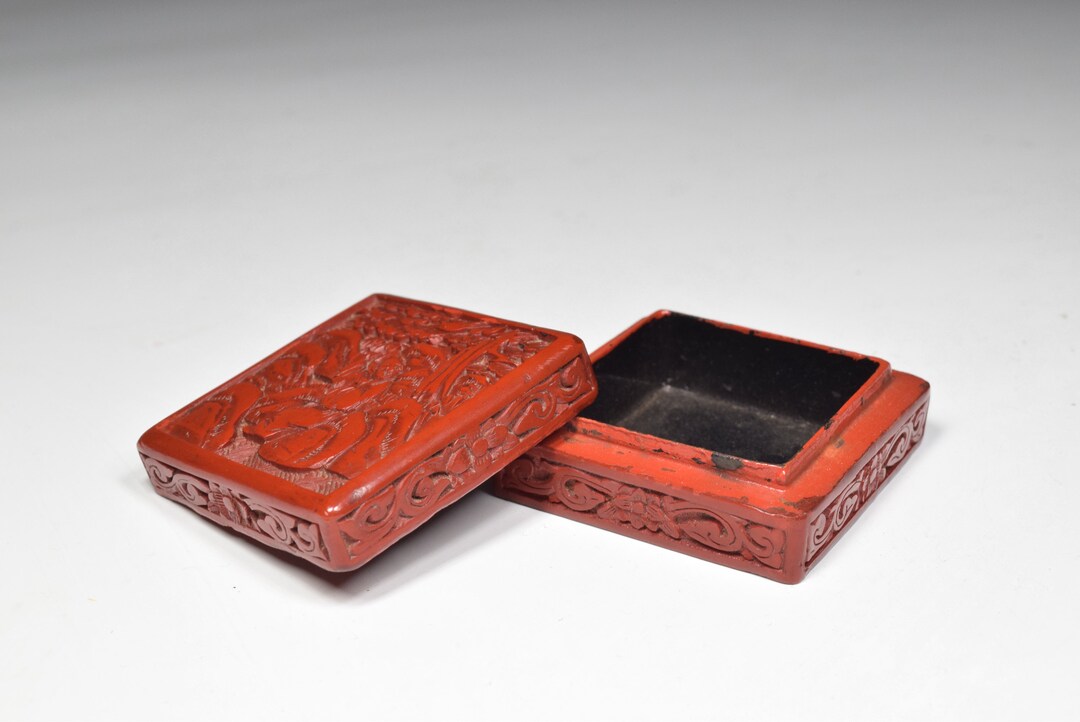 Vintage Collection Chinese Style Old Carved Character & Landscape ...